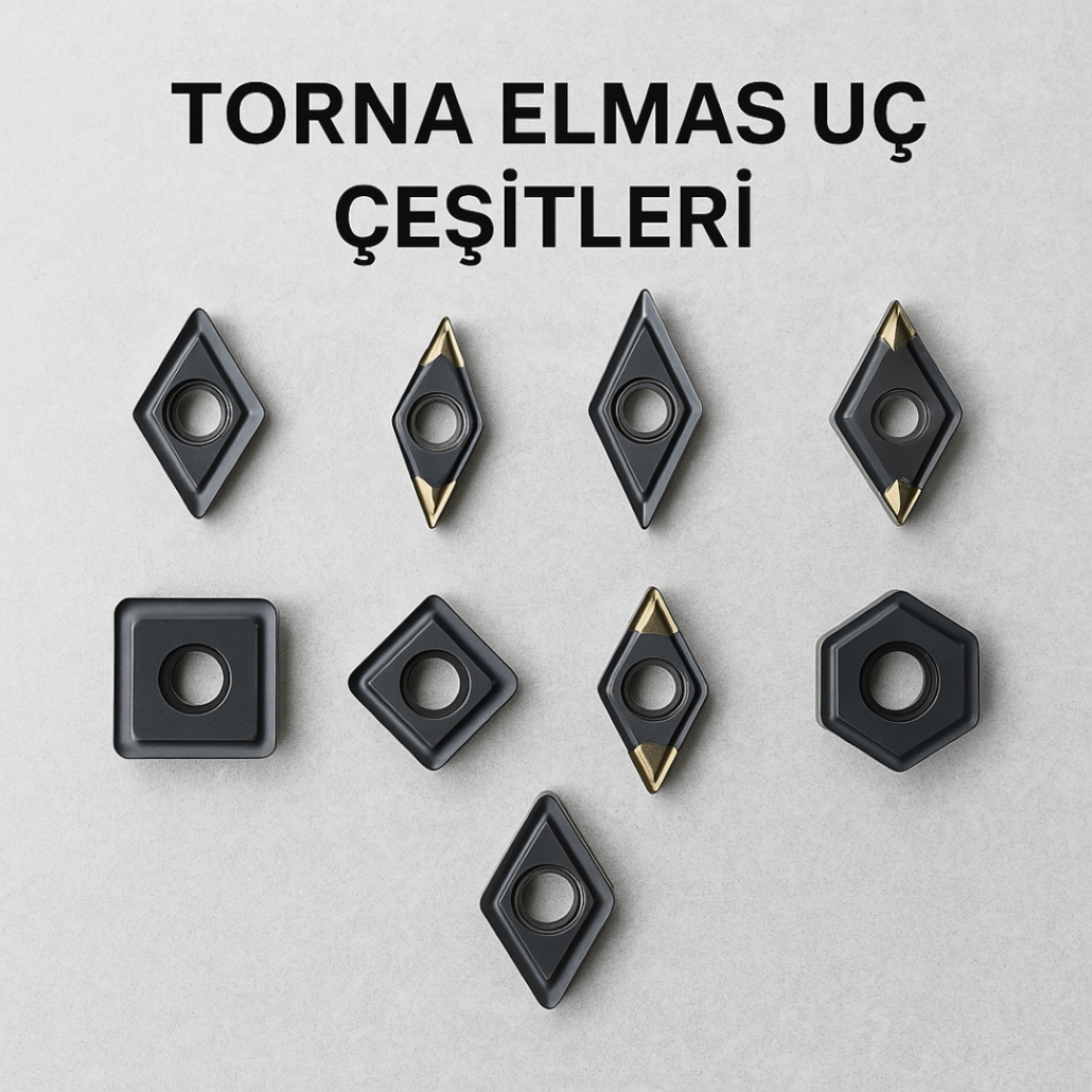 Torna Elmas Uç Çeşitleri - Çelik Kesici Takımlar